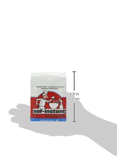 Saf Instant Yeast 1lb Pouch - Pack of 1 | Fast-Acting Dry Yeast for ...
