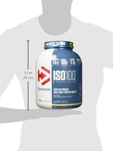 Dymatize ISO 100 Vanilla Whey Protein Isolate Powder - 5lb Package ...