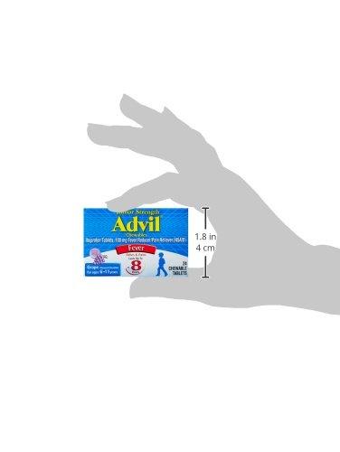 Advil Junior Strength 24 Chewable Tablets - Kids Pain Reliever | Buy ...