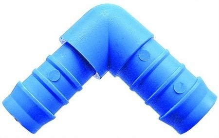8mm - 6mm PLASTIC ELBOW BARBED REDUCER CONNECTOR FUEL HOSE JOINER PIPE ...