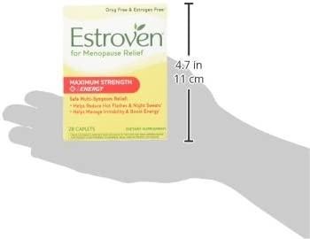 Estroven Maximum Strength Menopause Relief + Energy | 28 Once Daily ...