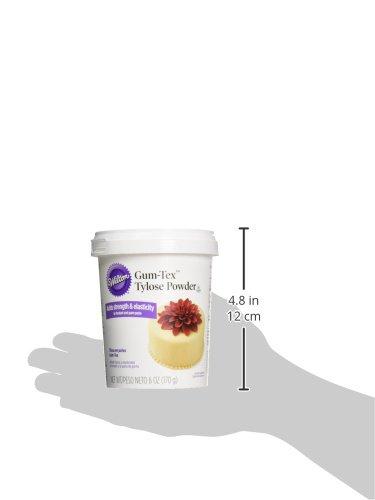 Wilton Fondant Gum-Tex Powder 6 oz - Stiffens and Hardens Sugar Pastes ...