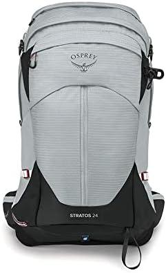 Osprey Stratos 24 Men's Hiking Backpack in Smoke Grey - Lightweight ...