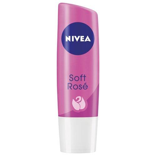 Nivea Soft Rose Lip Balm - Natural Rose Sheen for Hydrated Lips | 4.8g ...