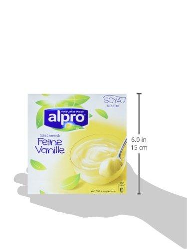 Alpro Soya Dessert Vanilla - Pack of 3 (1500g) | Vegan & Dairy-Free ...