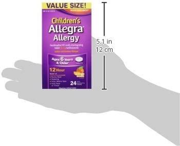 Allegra Children's 12-Hour Non-Drowsy Antihistamine Meltable Tablets ...