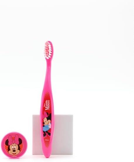 Mr.White Minnie Mouse Kids Toothbrush - Soft Bristles, Pink, 1 Count ...