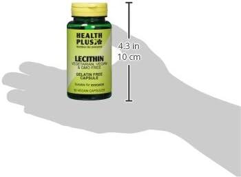 Health Plus Lecithin 550mg Memory Support Supplement - 90 Gelatin Free ...