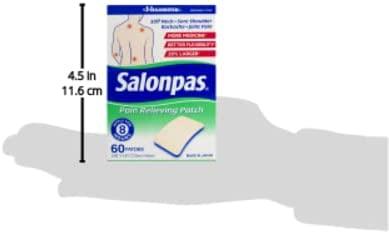 Salonpas Pain Relieving Patches 60 Count - New Edition | Fast Relief ...