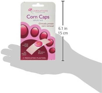 Carnation Corn Caps - 5 Count (Pack of 1) for Effective Corn Removal ...