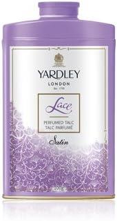 Yardley London Lace Satin Perfumed Talcum Powder 100g - Deodorizing ...