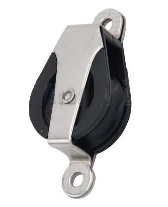 MarineNow 30mm Stainless Steel Sailing Cheek Block with Nylon Sheave ...