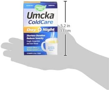Nature's Way Umcka ColdCare Day & Night Drink Mix - Lemon & Honey, 12 ...