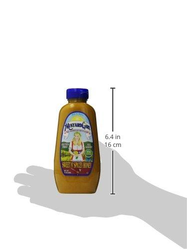Mustard Girl All American Sweet N Spicey Honey Mustard Condiment - 12 ...