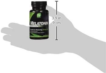 Nutrakey Melatonin 100 Capsules - Natural Sleep Aid for Restful Nights ...