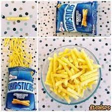 Smiths Chipsticks Salt 'N' Vinegar Flavour Maize & Potato Snack 37g ...