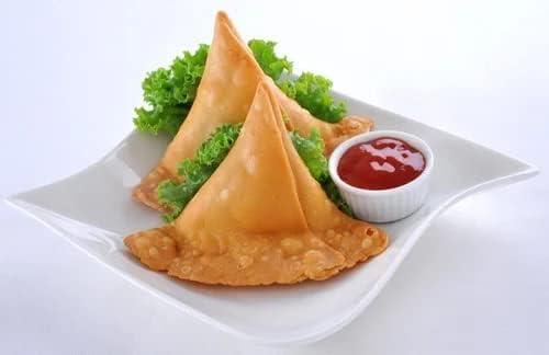 Shana Punjabi Samosas | with Tamarind Chutney | 20Pcs | Pyramid Shaped ...