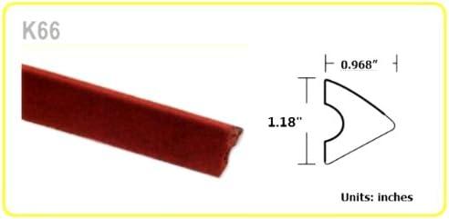 Iszy Billiards K66 Rubber Pool Table Bumpers Cushions - Set of 6 | 42 ...