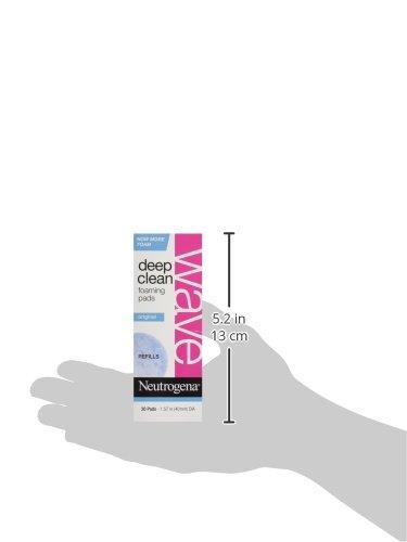 Neutrogena Wave Deep Clean Foaming Refill Pads 30 ct - Gentle ...