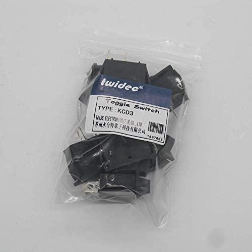 Twidec 5Pcs Rocker Switch 2 Pins 2 Position ON/Off AC 15A/125V 20A/250V ...