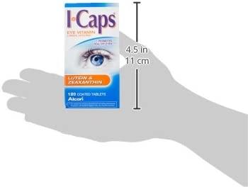 Systane ICaps Lutein & Zeaxanthin Eye Vitamin 120 Coated Tablets - 1 ...