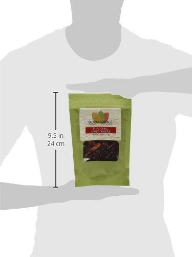 Thai Chili Whole Birds Eye Chili 2oz - Ideal for Thai Soups and Pad ...
