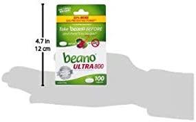 Beano Ultra 800 Gas Prevention & Digestive Enzyme Supplement - 100 ...