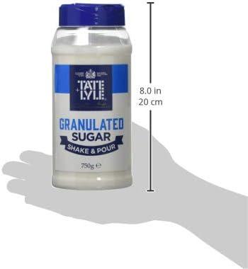Tate & Lyle Sugars Granulated Cane Sugar 750g Dispenser - Convenient ...