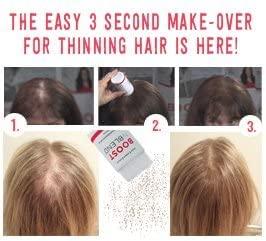 Boost N Blend Scalp Concealer Hair Powder - Female Hair Fibers for ...