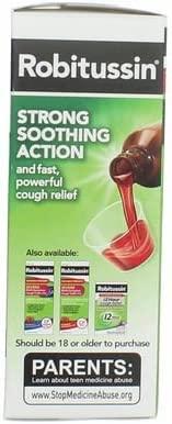 Robitussin Adult Cough+Chest Congestion DM Liquid Maximum Strength - 4 ...