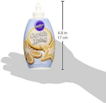 Wilton Cookie Icing White 9oz - Perfect for Decorating Cookies | Buy ...