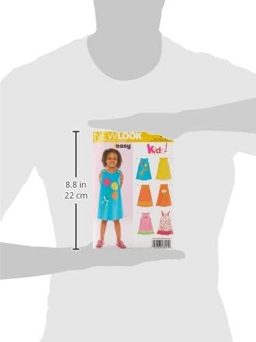 Simplicity 6504: Easy-to-Sew Sleeveless Girl's Dress Pattern Kit ...