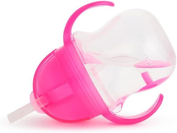 Munchkin Click Lock 7oz Weighted Flexi-Straw Cup (2 Pack Pink) - No ...