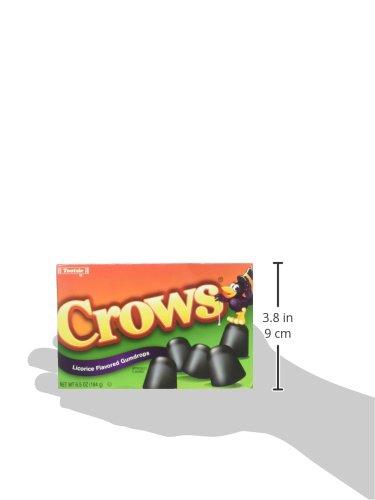 Crows Licorice Flavored Gumdrops - Pack of 3, 6.5 oz Theater Boxes ...