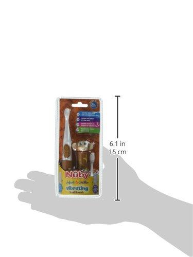 Nuby Electric Toothbrush - Monkey Character | Kids Battery Operated ...