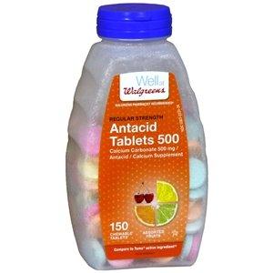 Walgreens Antacid Calcium Supplement Tablets Regular Strength - 150 ct ...