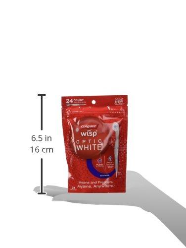 Colgate Optic White Wisp Disposable Mini Toothbrush Cool Mint 24 Count ...