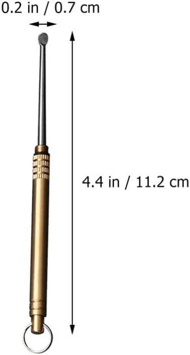 Titanium Alloy Ear Digger Kit - Ear Wax Removal Tool with Keychain ...