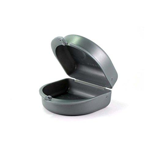 Dr. Bauer's Orthodontic Braces Box - Large 4.1cm (Silver/Grey) for ...