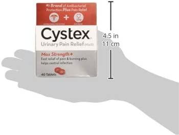 Cystex Plus Urinary Pain Relief Tablets 40 ea - Pack of 2 | Fast-Acting ...