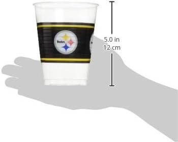 Pittsburgh Steelers 16 oz. Plastic Cups - Pack of 25 | Buy Now with ...