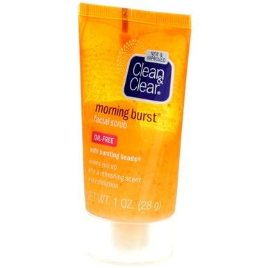 Clean & Clear Morning Burst Facial Scrub 1 Oz Travel Size (4 Pack ...