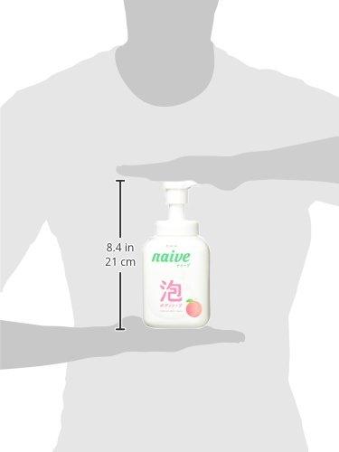 Kracie Naive Foaming Body Wash Gel - Peach Leaf | Gentle Cleansing ...