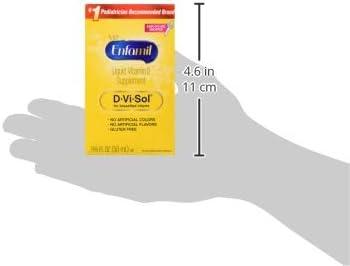 Enfamil D-Vi-Sol Vitamin D Liquid Drops for Infants - 3 Pack, 50mL ...