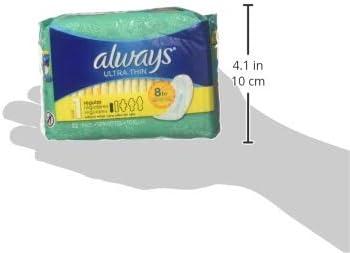 Always Ultra Thin Regular 22 Pads Wingless Feminine Hygiene Protection ...