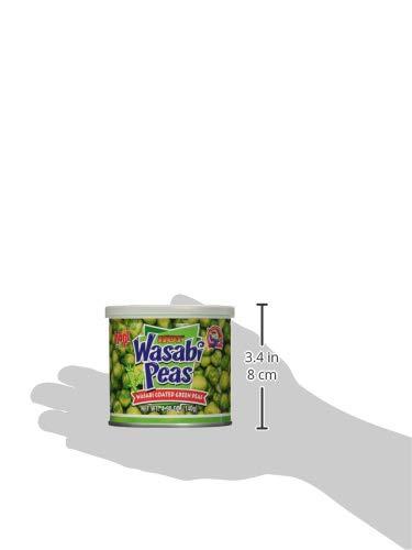 Hapi Wasabi Hot Green Peas 4.9oz - Spicy and Crunchy Snack