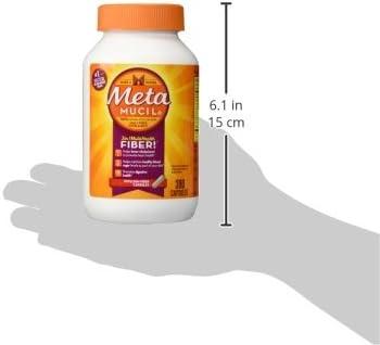 Metamucil Multi-Health Fiber Capsules 300 Count - Digestive Support and ...