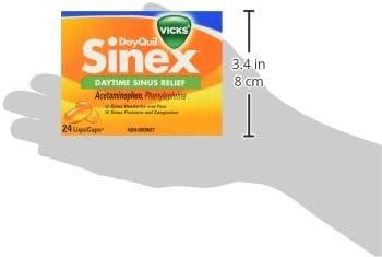 Vicks Dayquil Sinex Daytime Sinus Relief Liquicaps 24 Count - Fast ...