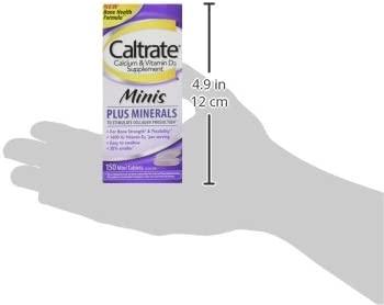 Caltrate Minis 600 + D3 + Minerals - 150 Count Bone Health & Mineral ...