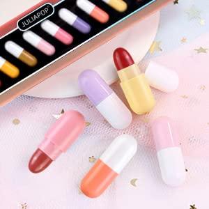 KUSSLIPPE Mini Lipstick Set - 12 Colors Matte Waterproof Capsules for ...